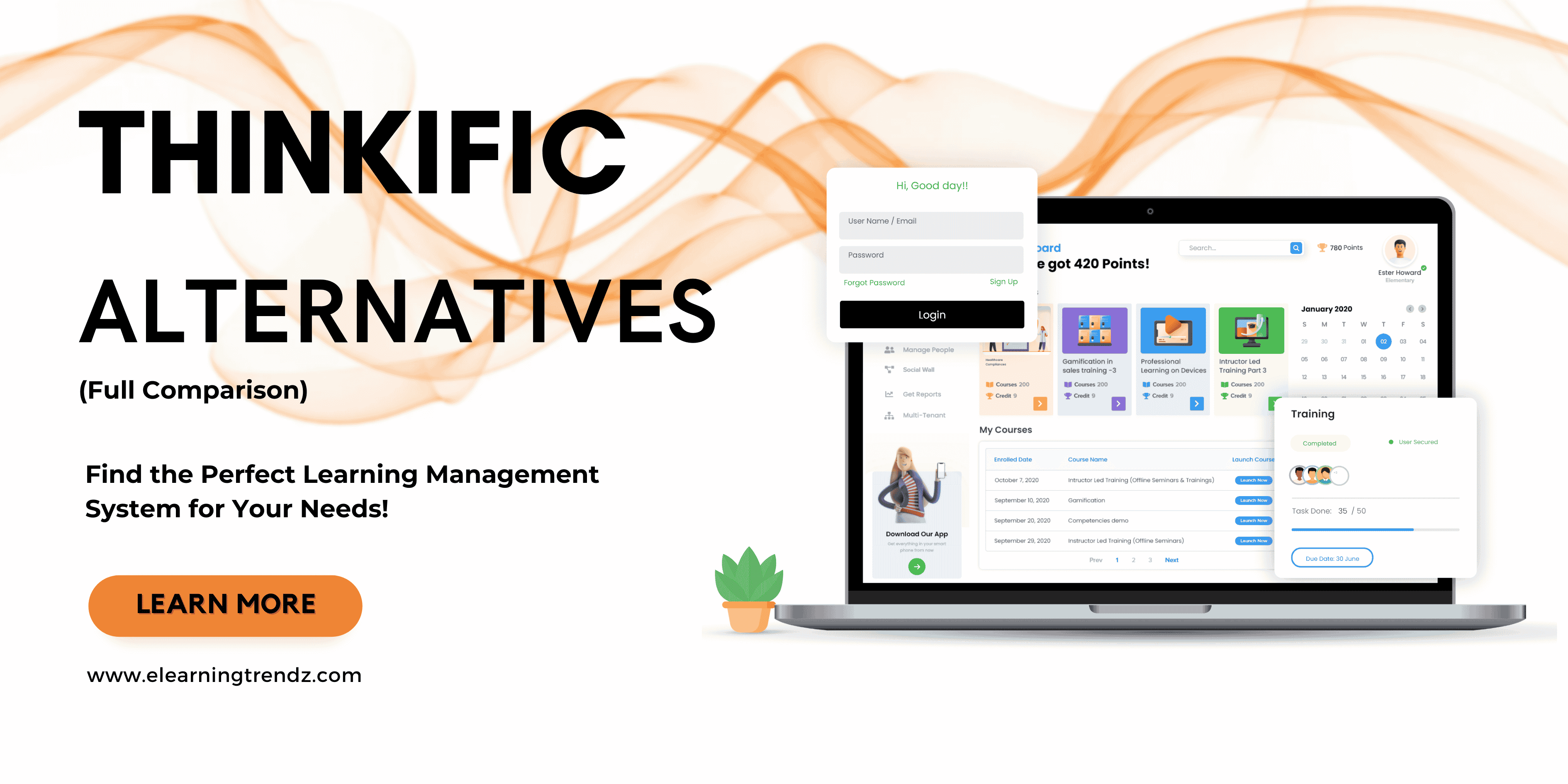 Top 10 Thinkific Alternatives and Competitors in 2025 - elearningtrendz